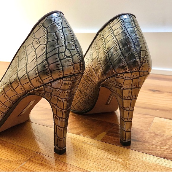 Classiques Entier | Shoes | Classiques Entier Faux Alligator Metallic ...